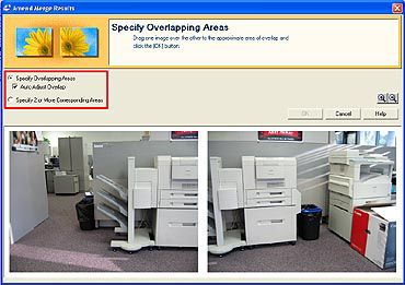 How to stitch photos (using PhotoStitch) from ZoomBrowser EX ver. 6.x