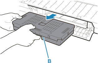 How do I change the maintenance cartridge on my TM-Series printer?
