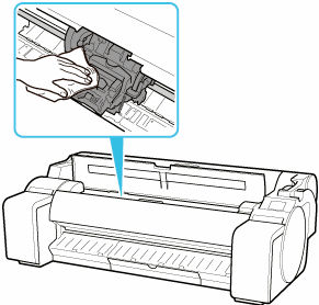 How do I replace my print head in the TM-Series printer?