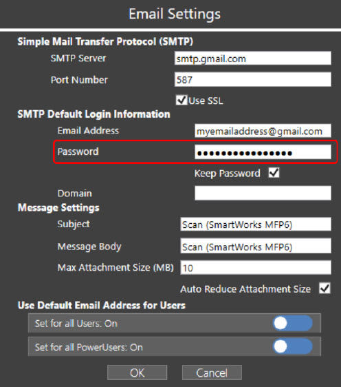 How to setup Scan to Email using Gmail (imagePROGRAF MFP Z36 Scanner)