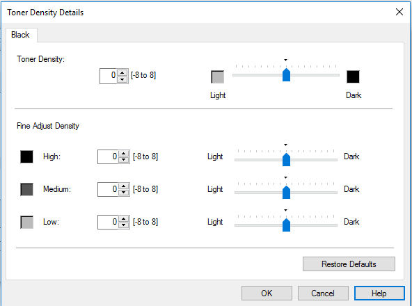 Adjusting the toner density of the driver (Windows) - imageCLASS ...