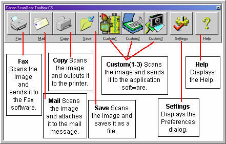 Setting up the Toolbox button functions (Toolbox 2.2.x)