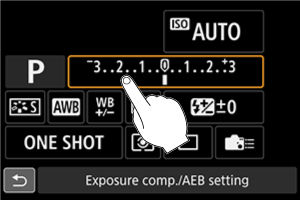 Touch Screen Operation on the EOS 1Dx Mark III.
