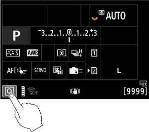 EOS R3: Touch-Screen Operation