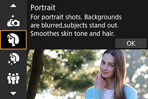 EOS R10: Portrait Mode