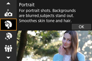 Using Portrait Mode on the EOS R50