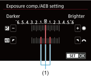 EOS R5: Auto Exposure Bracketing (AEB)