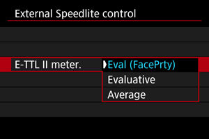EOS R5: Flash Function Settings
