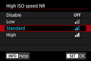 How to use High Speed ISO Noise Reduction on the EOS 1Dx Mark III.