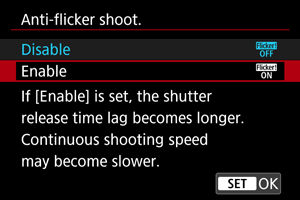 EOS R3: Anti-Flicker Shooting