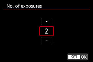 EOS R3: Multiple Exposures