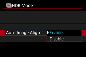 Using HDR Mode on the EOS R5.