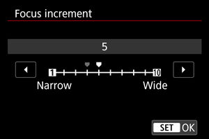 EOS R5 Focus Bracketing