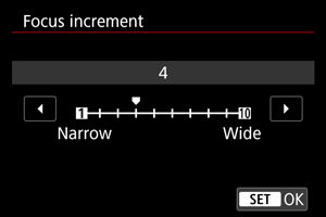 EOS R6: Focus Bracketing