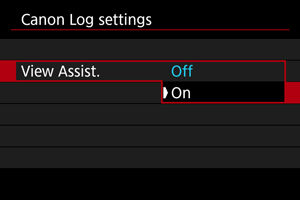Canon Log Settings on the EOS R5.