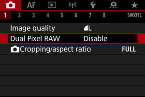 Dual Pixel RAW on the EOS R5.
