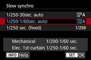 EOS R10: Flash Function Settings