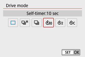 Using the Self-Timer on the EOS M50 Mark II.