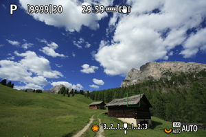 Selecting the AF Method on the EOS R5.