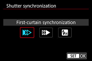 EOS R7: Flash Function Settings
