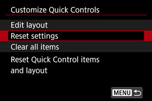 EOS R6 Mark II: Customizing Quick Controls