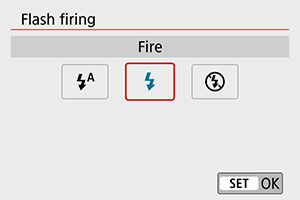 EOS REBEL T8i: Flash Function Settings