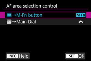 EOS R6 Mark II: Customizing AF Functions