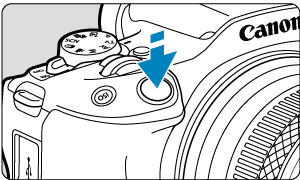 Selecting the AF Area on the EOS R50