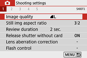 How to adjust Image Quality on the EOS Rebel T8i.