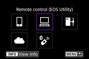 Connecting the EOS R5 to a Computer via Wi-Fi