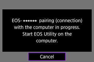 EOS R6: Connecting to a Computer via Wi-Fi