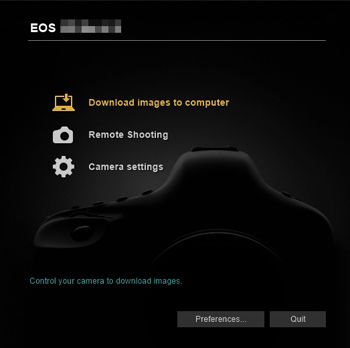 EOS R3: Remote Control (EOS Utility)