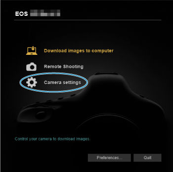 EOS R3: Remote Control (EOS Utility)