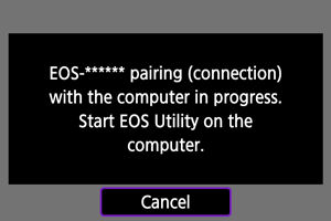 EOS R6 Mark II: Connecting to EOS Utility