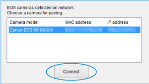 EOS R50: Connecting to EOS Utility