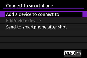 Connecting the EOS R50 to a Smartphone or Tablet