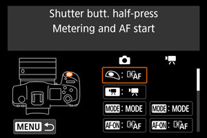 Custom Function Setting on the EOS R5.