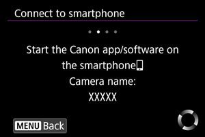 Connecting the EOS R50 to a Smartphone or Tablet