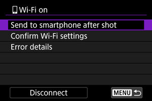 Connecting the EOS R50 to a Smartphone or Tablet