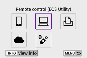 Connecting the EOS M50 Mark II to a Computer via Wi-Fi.