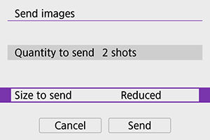 EOS REBEL T8i: Sending Images to a Web Service