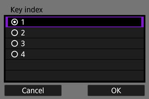EOS R50: Basic Communication Settings