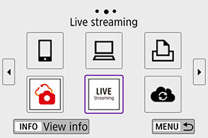 How to live stream images using image.canon on the EOS M50 Mark II.