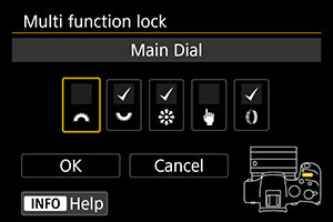 EOS R10: Multi-Function Lock