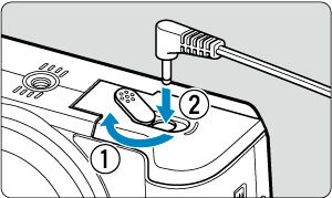 How to use an AC Adapter on the EOS M50 Mark II.