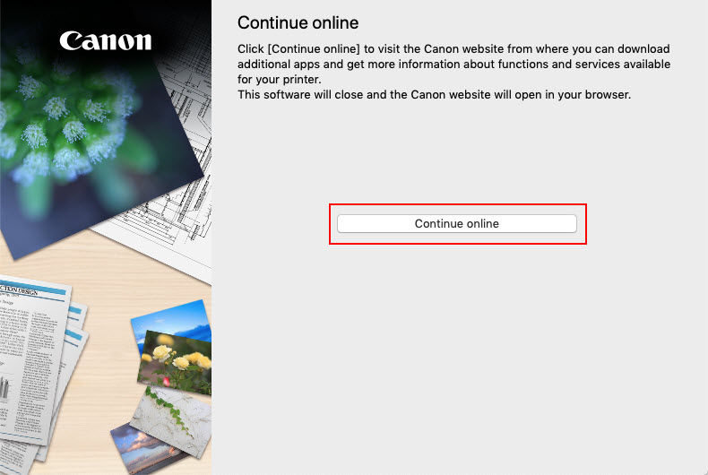 Set up the PIXMA TS6320 for use via USB - Mac