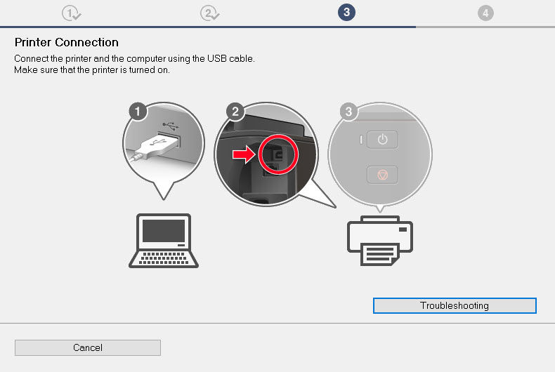How to Set Up the Printer via USB (Windows) - TS702