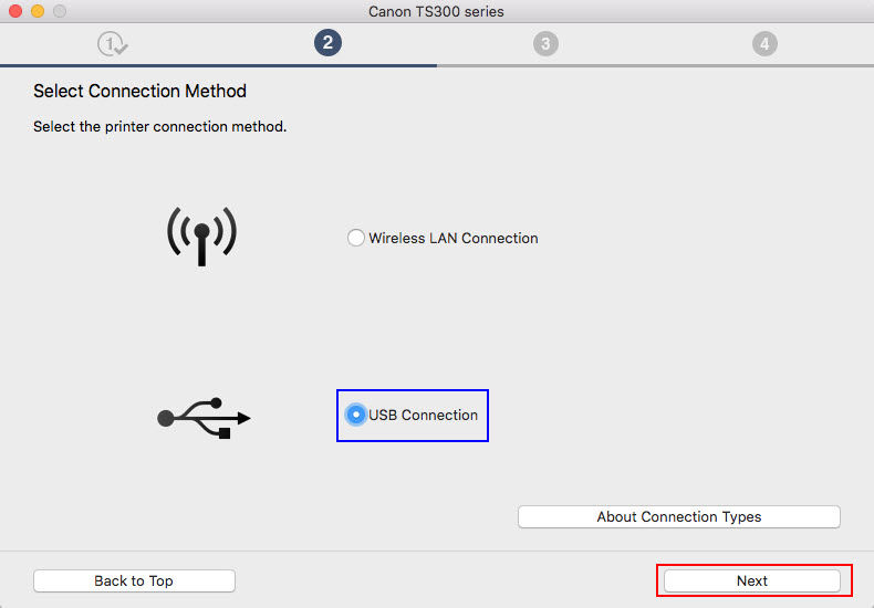 USB Setup - TS302 - Mac