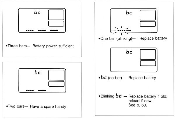 EOS 1 : Checking the battery level status
