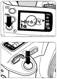 EOS Rebel 2000 : How to select and set the self-timer mode.